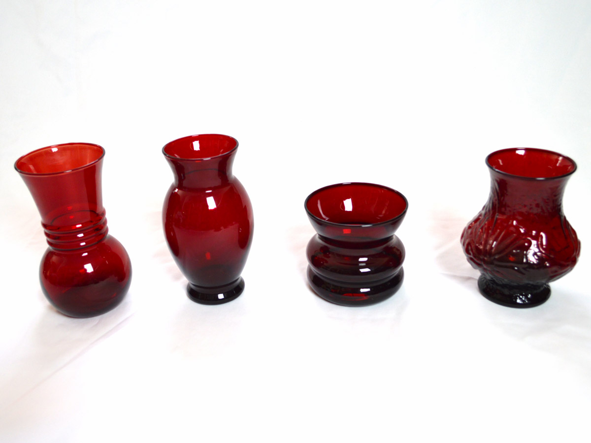 Ruby Red Glassware – Vintage Dinnerware Collection